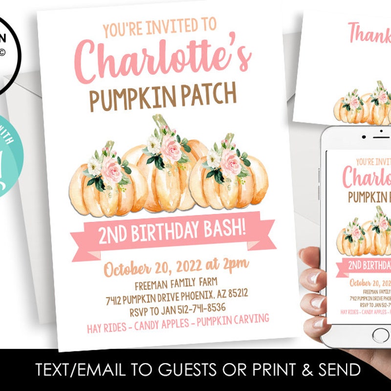 Pumpkin Patch Party - Etsy