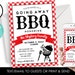 Editable Going Away BBQ Invitation Invite Digital Moving BBQ Cookout ...