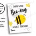 Thanks for Bee-ing My Teacher Appreciation Week Digital Print Card Gift ...