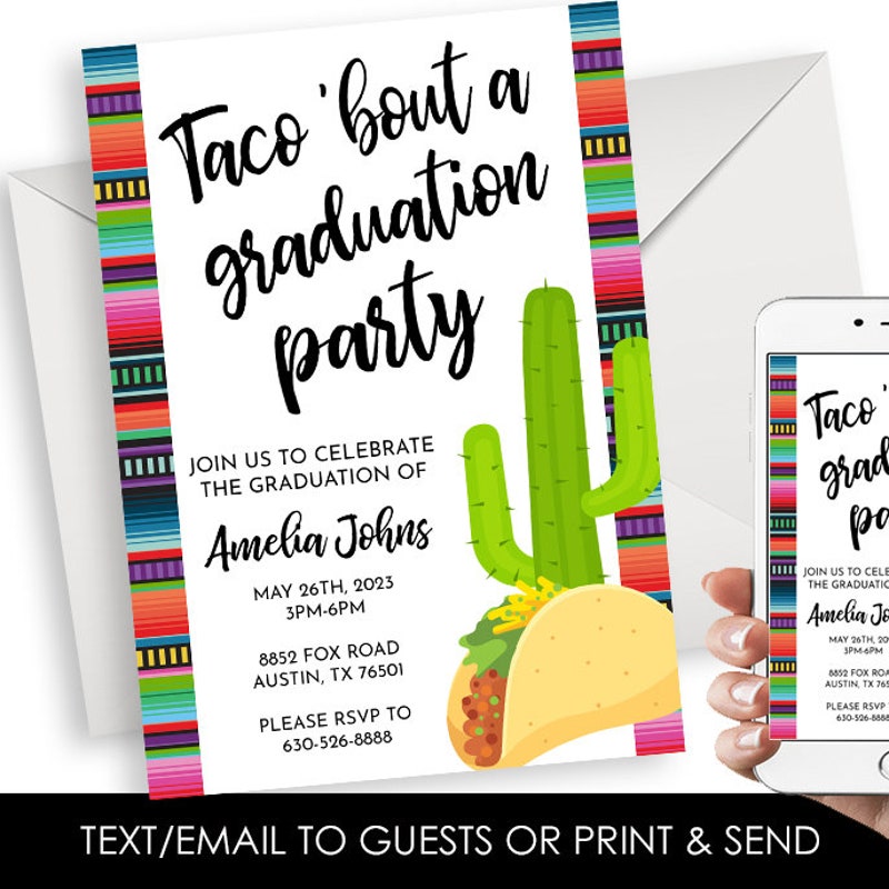 Taco Bout a Grad - Etsy