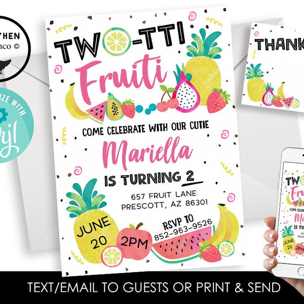 Fruit Invite - Etsy