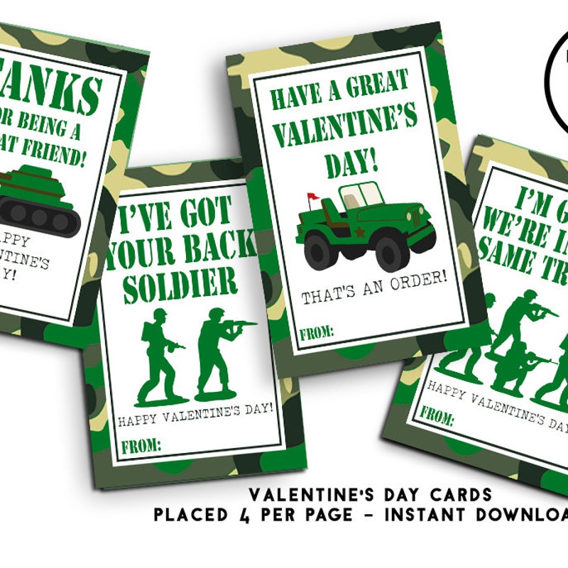 Military Valentine - Etsy