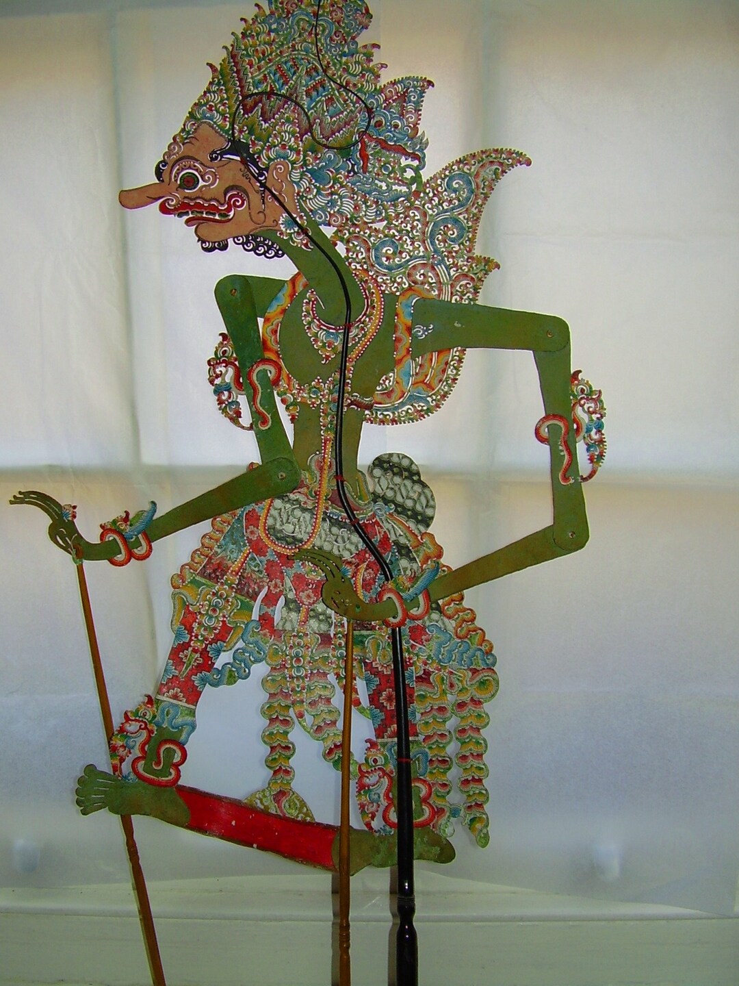 Wayang Kulit Javanese Indonesia Shadow Puppet : Raja Sabrang - Etsy