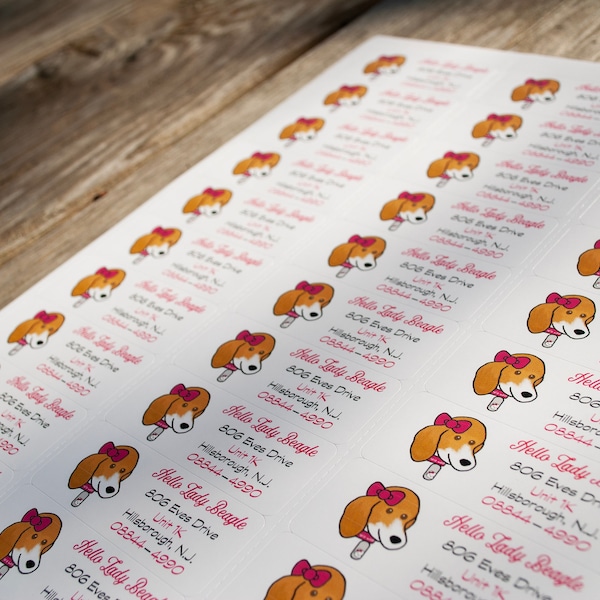 Address Labels With Faces - Etsy