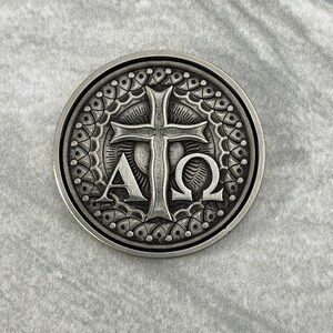 Challenge Coin Alpha and Omega Revelation 1:8 - Etsy