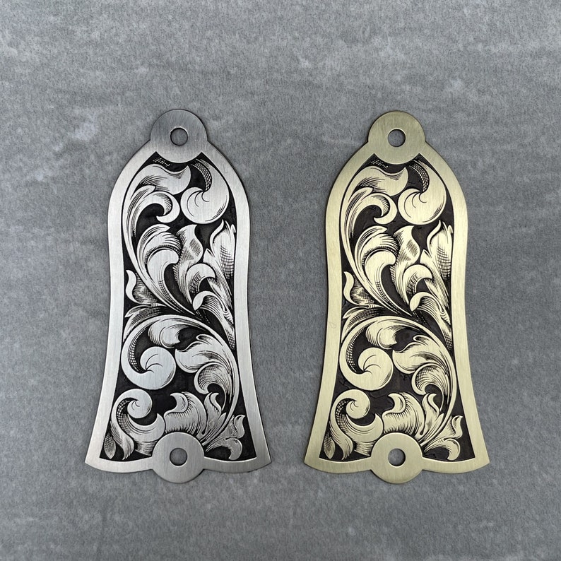 Gibson LP, SG, Etc. Truss Rod Cover Traditional Scrollwork Laser ...