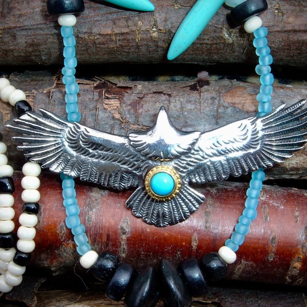 Turquoise Eagle - Etsy