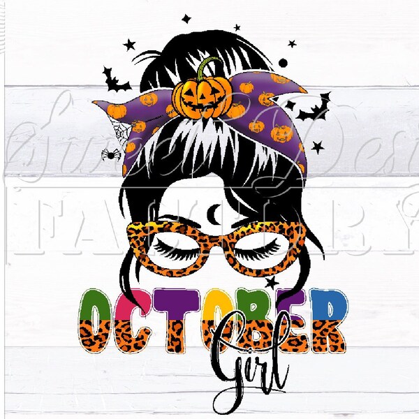 October Girl Png - Etsy