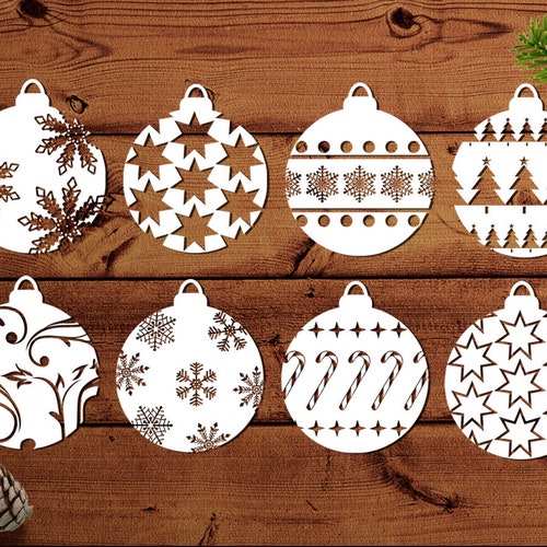 Christmas Balls Clipart Commercial Use Vector Graphics - Etsy