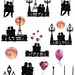 Valentine Watercolor Clipart, Love Clipart, Paris Clipart, Wedding ...