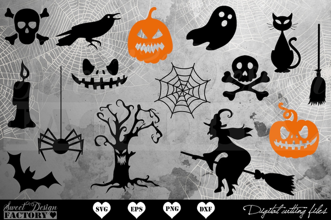 Halloween SVG, Witch Svg, Ghost Svg, Halloween Vector,halloween Cricut ...