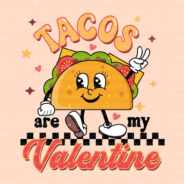Taco Valentine Card - Etsy
