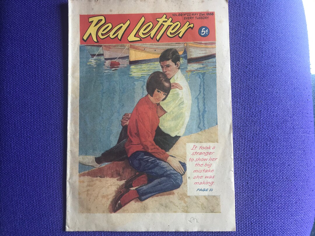 Magazine Dated 1966 Red Letter - Etsy