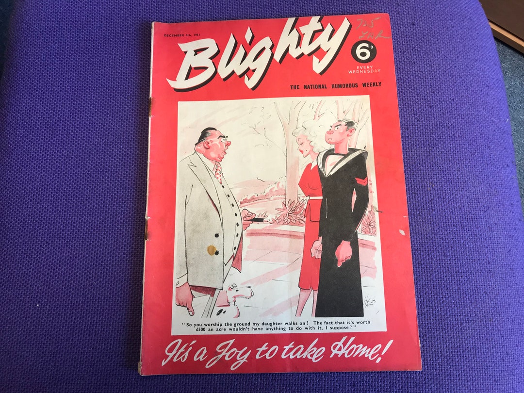 Humerous Comic Blighty Dated 1951 - Etsy