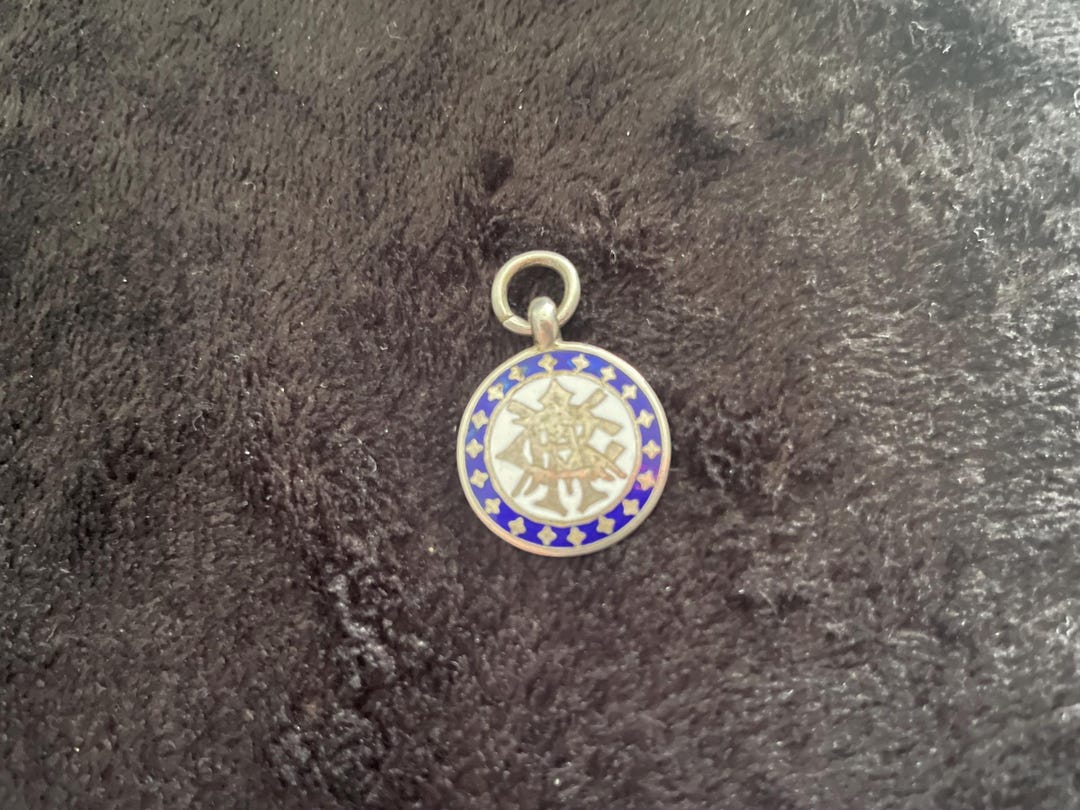 1917 Silver Fob by G. Tutill London With Birmingham Anchor & Date S ...