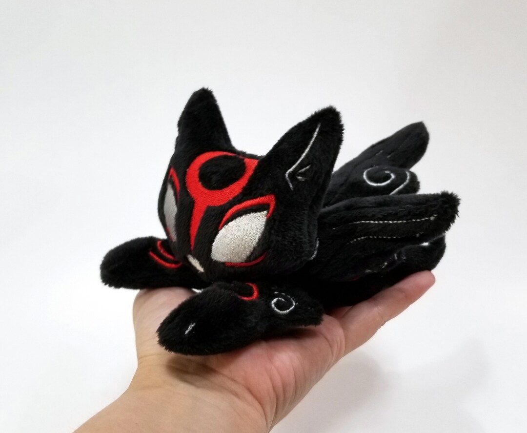 Ookami Black Amaterasu Small Custom Plush Ready to Be - Etsy