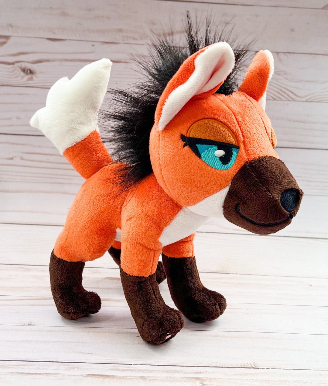 Wild Animal Maned Wolf Custom Plush Ready to Be Shipped - Etsy