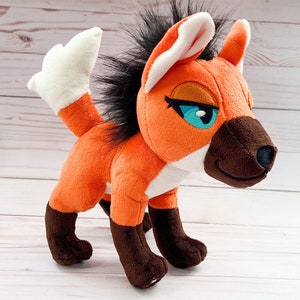 Wild Animal Maned Wolf Custom Plush Ready to Be Shipped - Etsy
