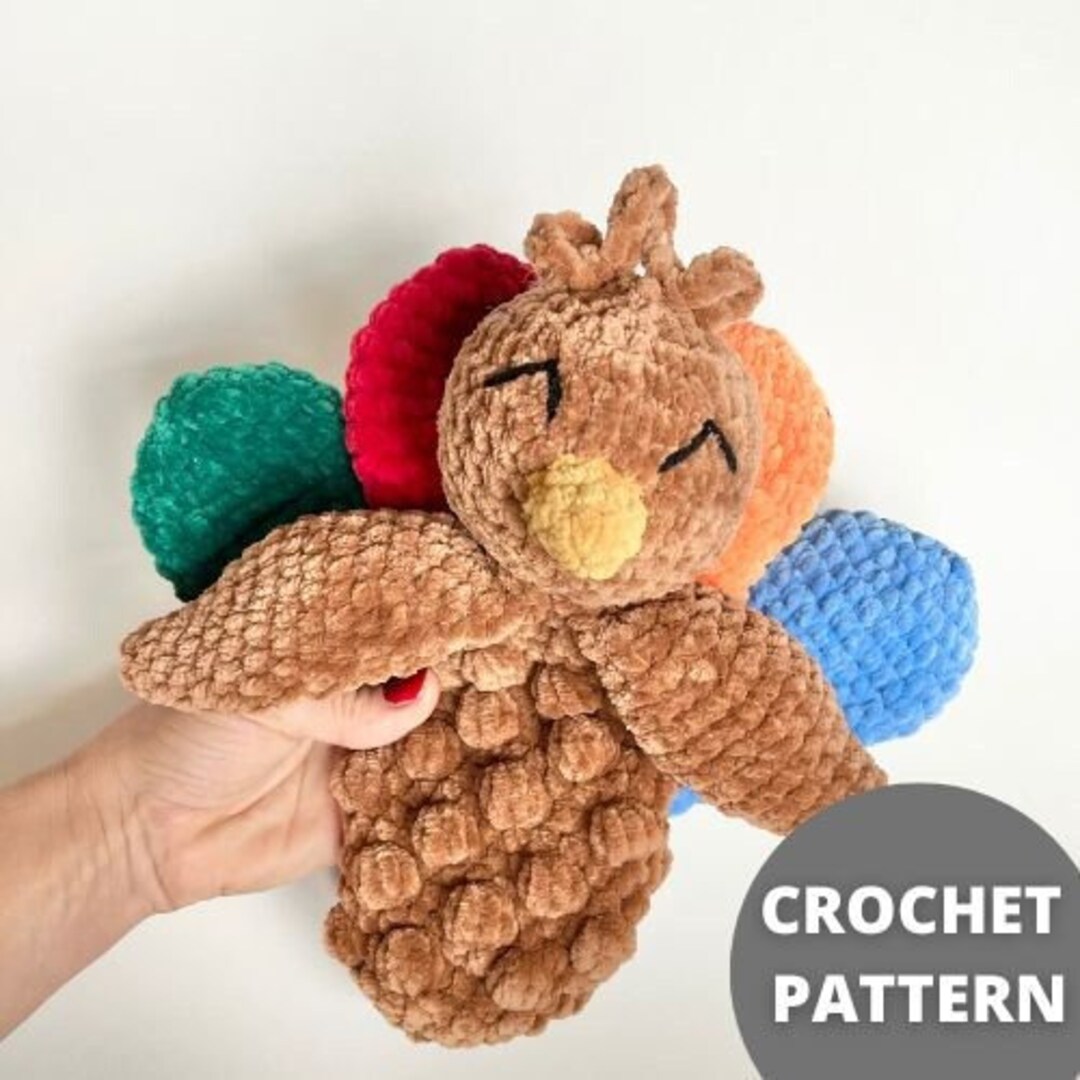 Turkey Bitty Buddy Crochet Pattern - DIGITAL PDF COPY; Crochet Turkey ...