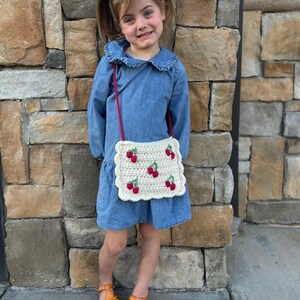 Sweet Cherry Satchel Crochet Pattern- DIGITAL Pdf/crochet Cherry ...