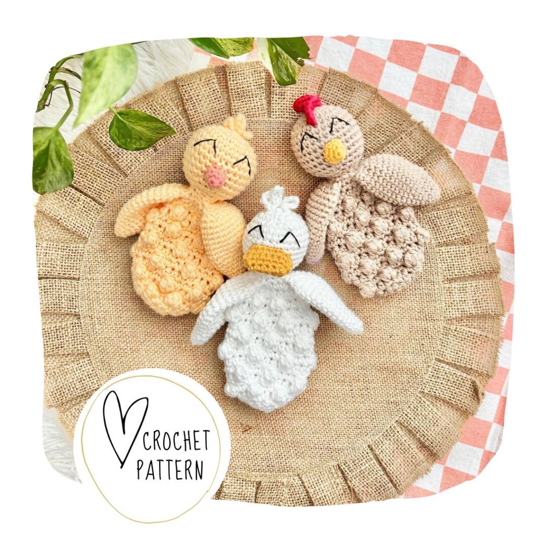 Bird Teether Crochet Pattern - Bitty Bird BUNDLE DIGITAL Pdf/amigurumi ...