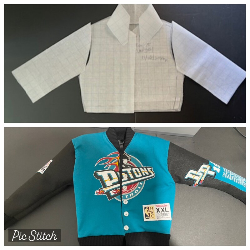 Varsity Jacket Pattern - Etsy