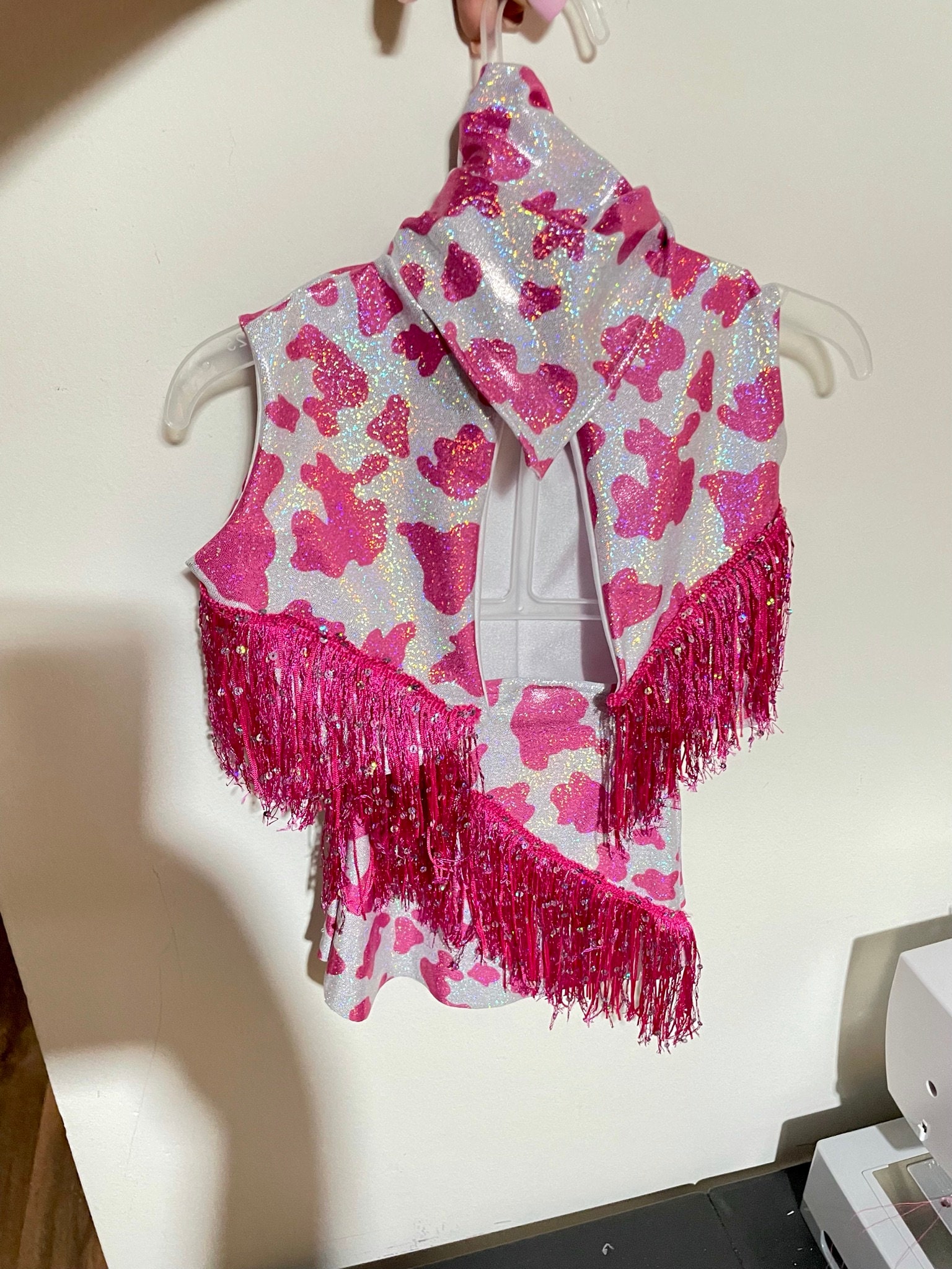 Toddler Rodeo Cowgirl Outfit – Pink Sparkle Fringe Set Costume. Toddler ...