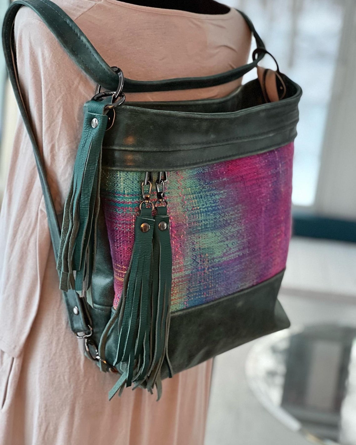 Custom Convertible Backpack Shoulder Bag - Etsy