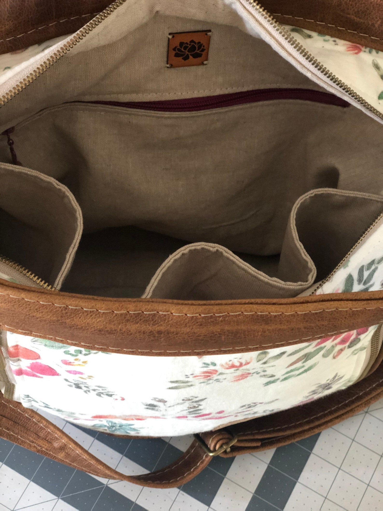 Custom Double Zipper Convertible Bag | Etsy