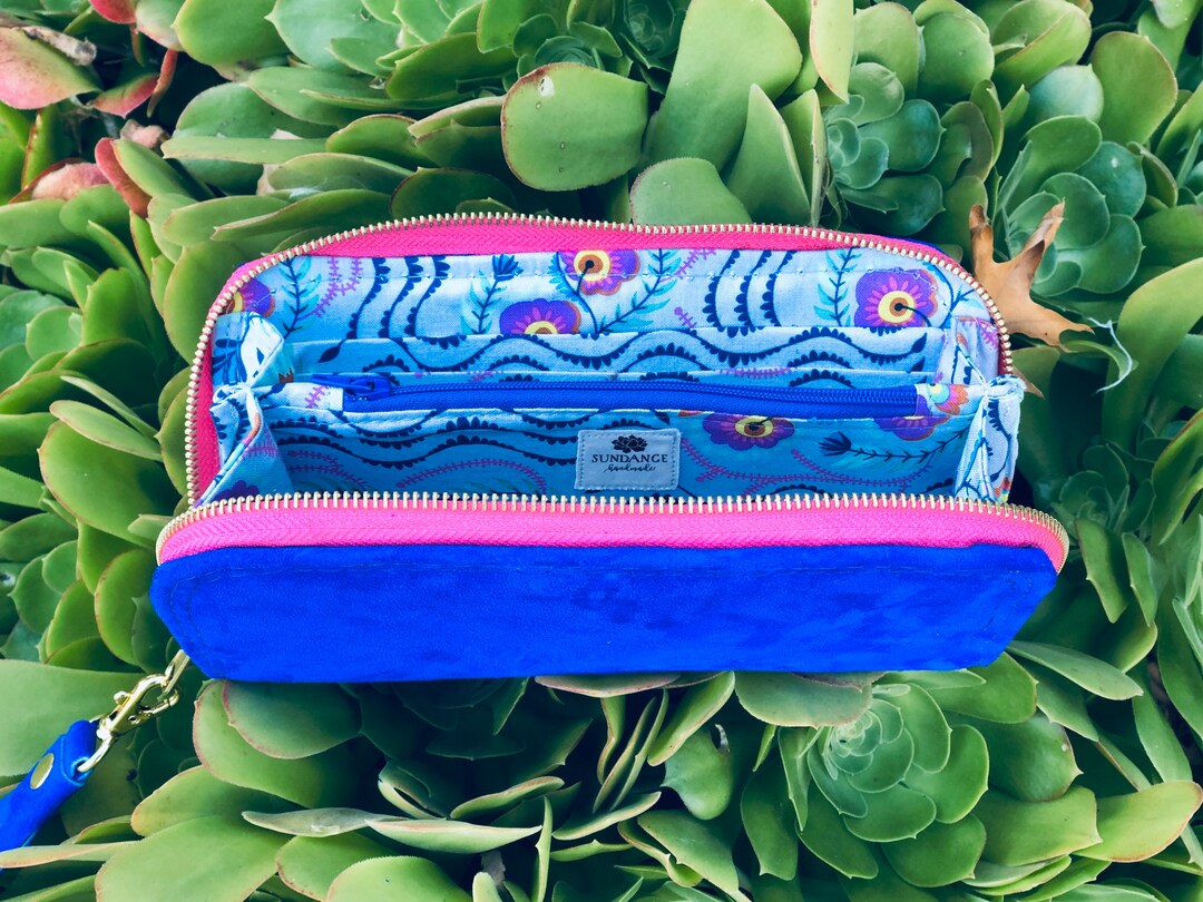 Custom Large Zip Around Wallet - Etsy