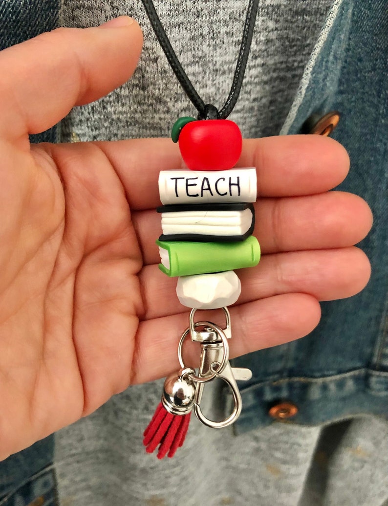 Teacher lanyard with name Teacher Appreciation gift | Etsy