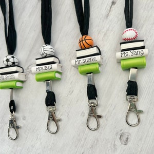 PE Teacher Lanyard Personalized, Phys Ed, Gym Teacher, Gift for Coach ...