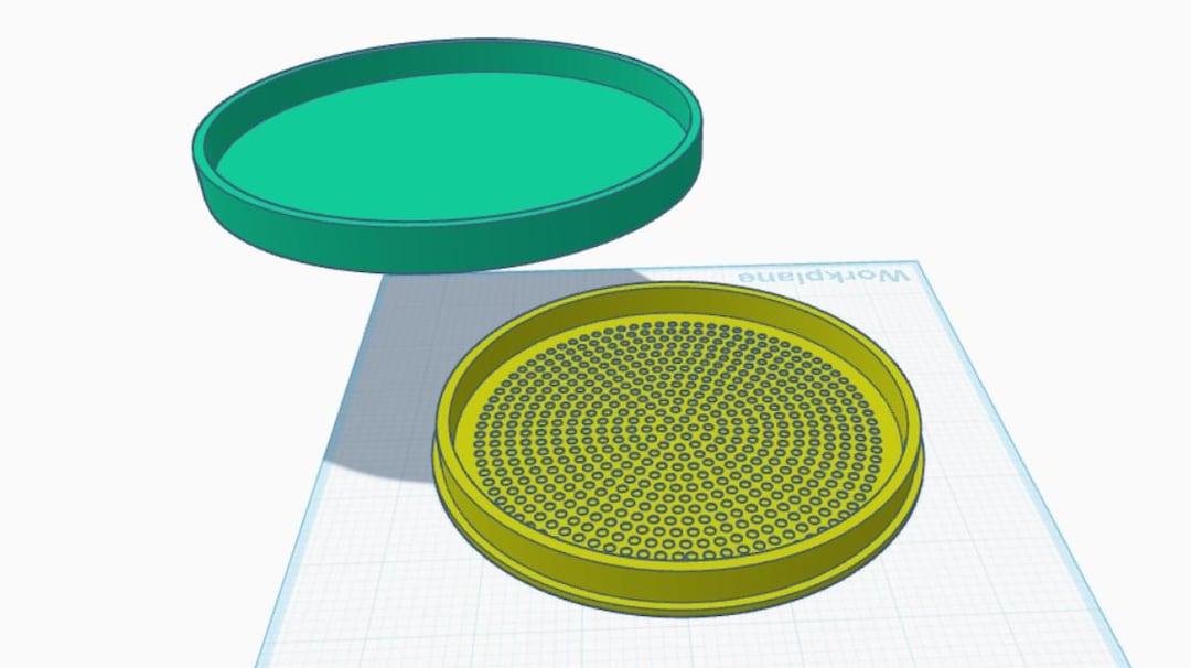 3D STL FILE 10SS Rhinestone Trays and Lid- Diamond Art Trays ...