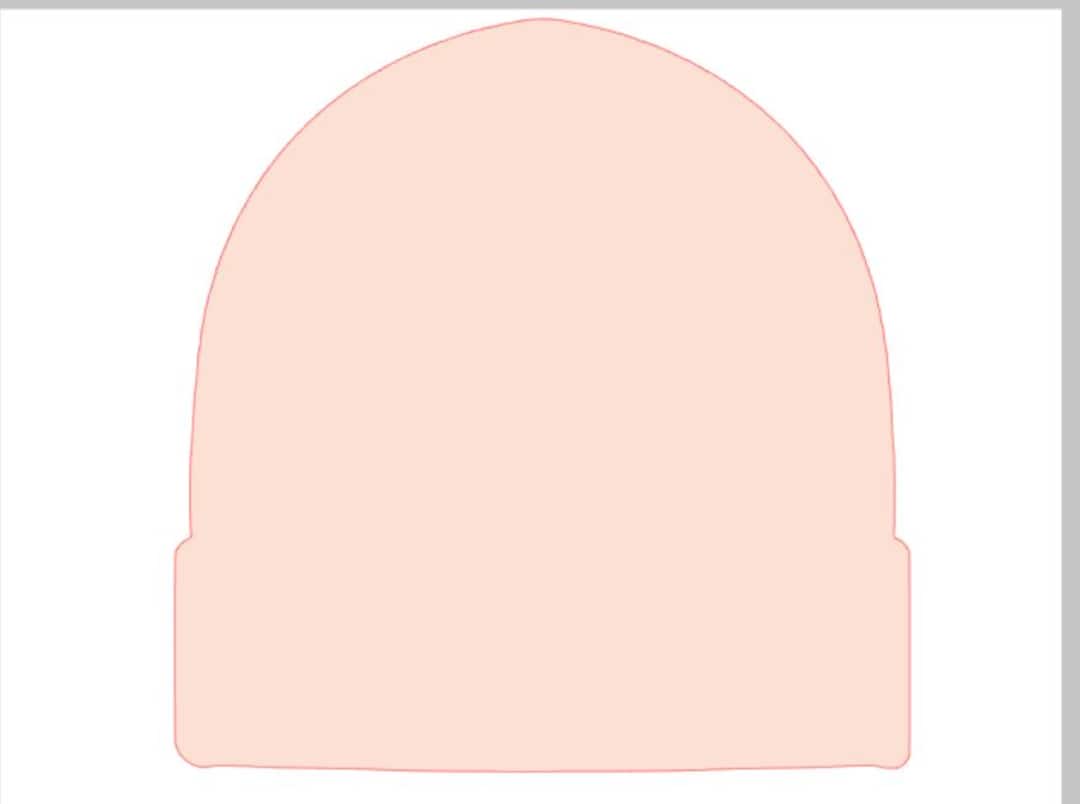 Beanie Hat Template - Etsy