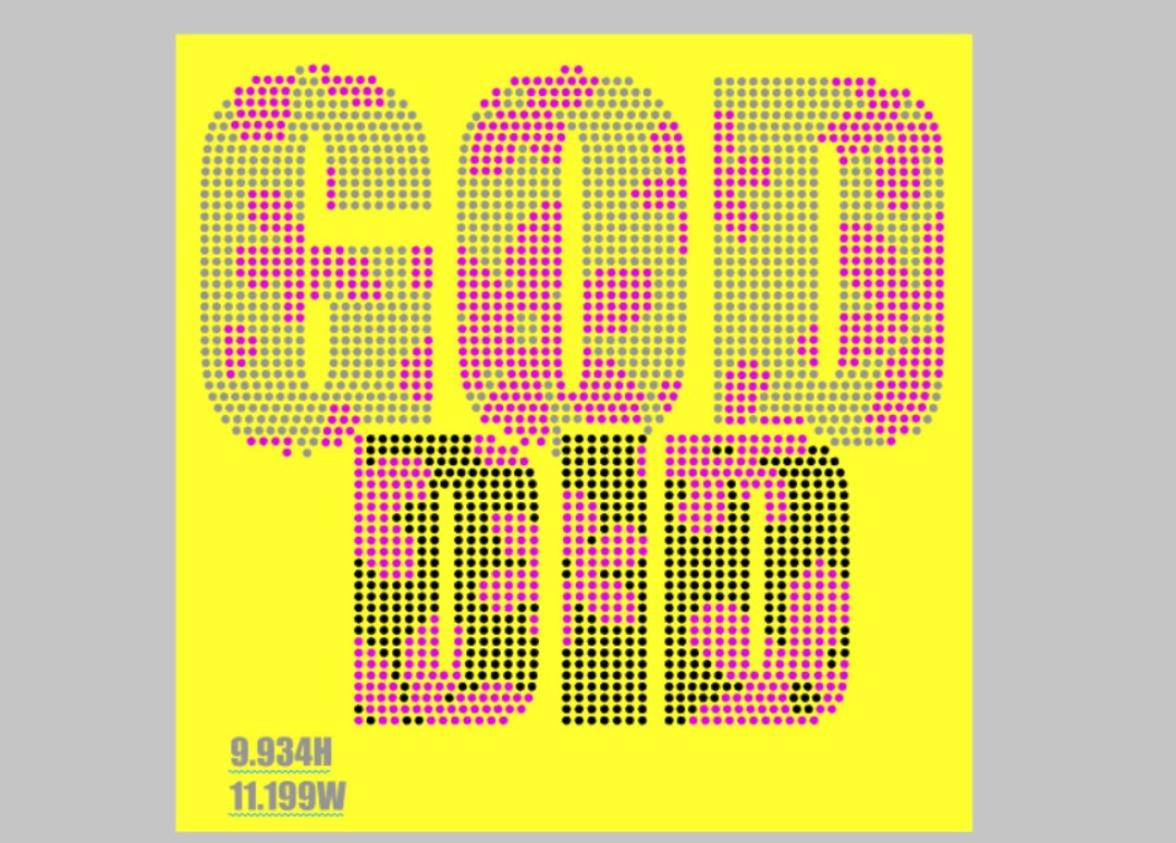 GOD DID Rhinestone Template - Etsy