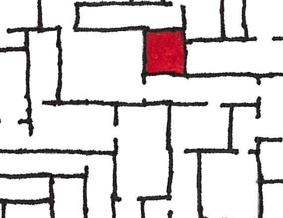 Modern Maze - Instant Download Printable Maze Puzzle for Adults and ...