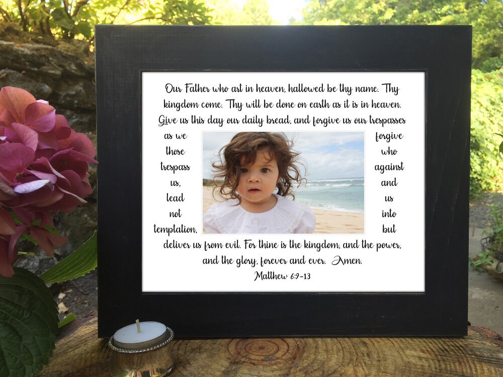 8x10 Lord's Prayer Picture Frame - Etsy