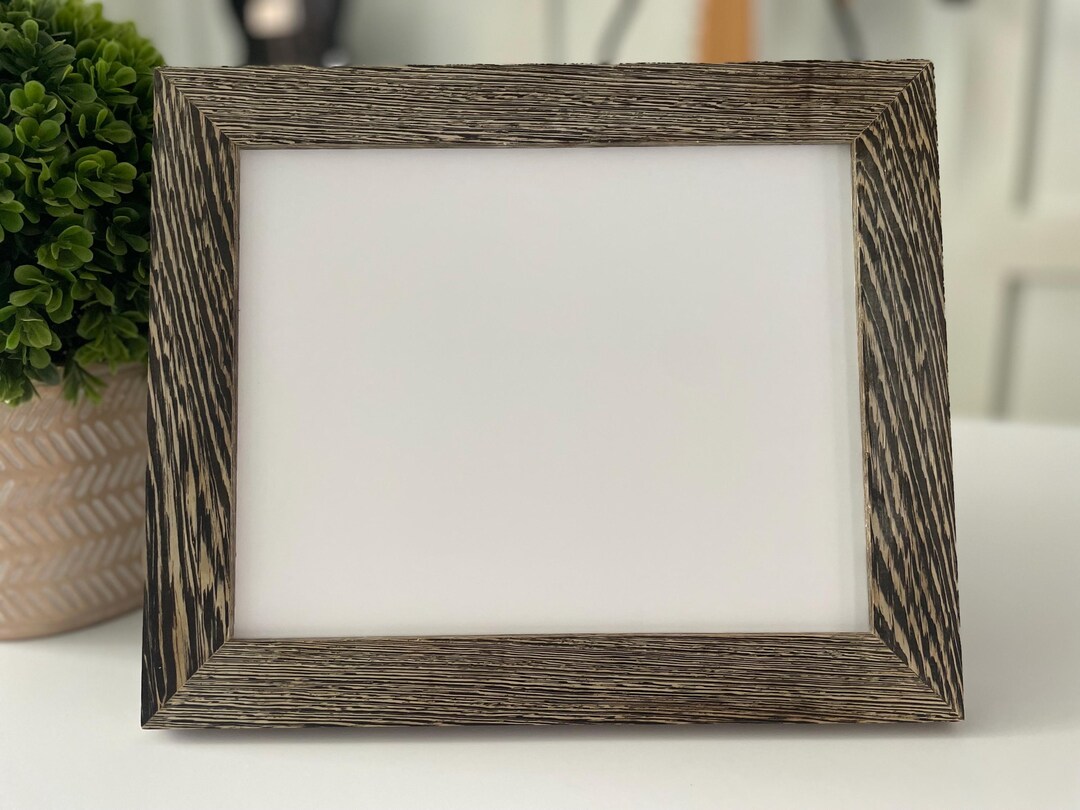 Bleached Wenge Solid Wood Exotic Frame 8X10 Picture Frame Handmade and ...