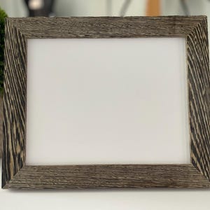 Bleached Wenge Solid Wood Exotic Frame 8X10 Picture Frame Handmade and ...