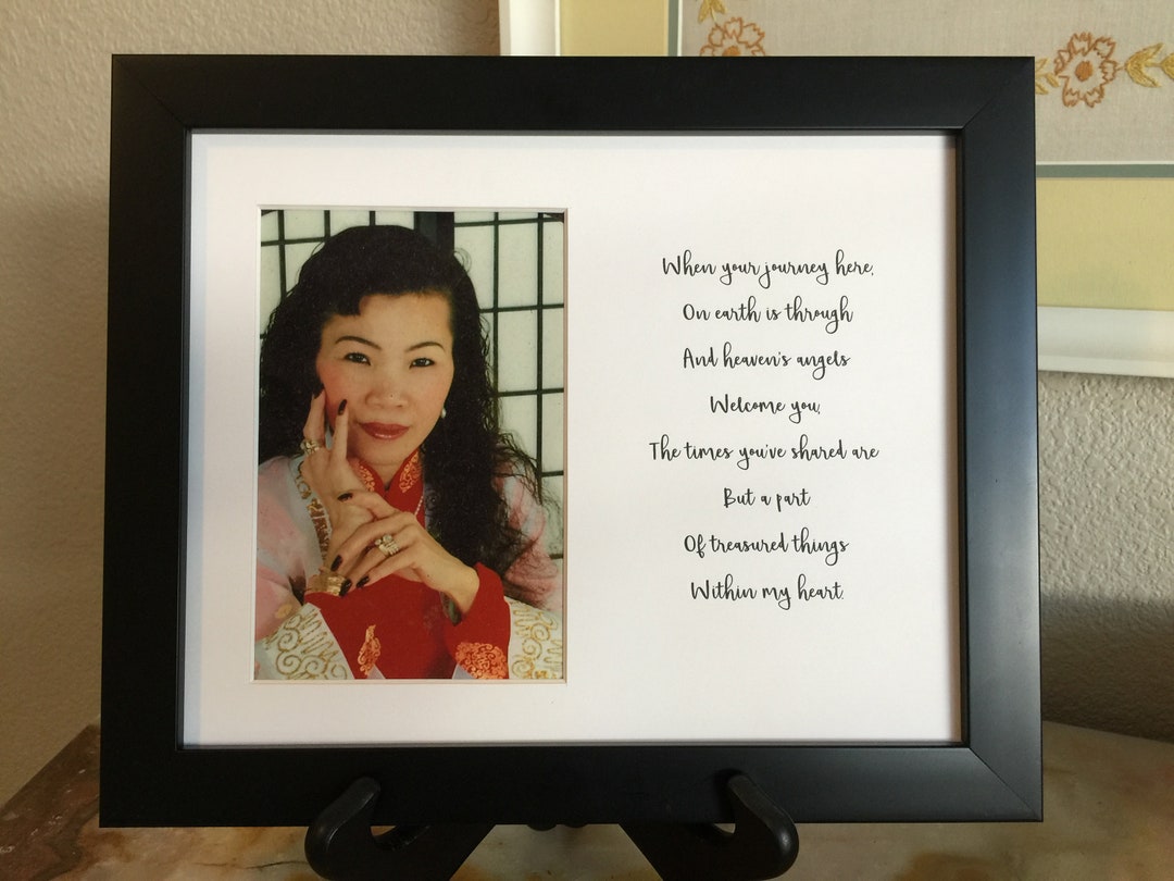 8x10 Mom Memorial, Dad Memorial, Pet Memorial, Sympathy, Memorial ...