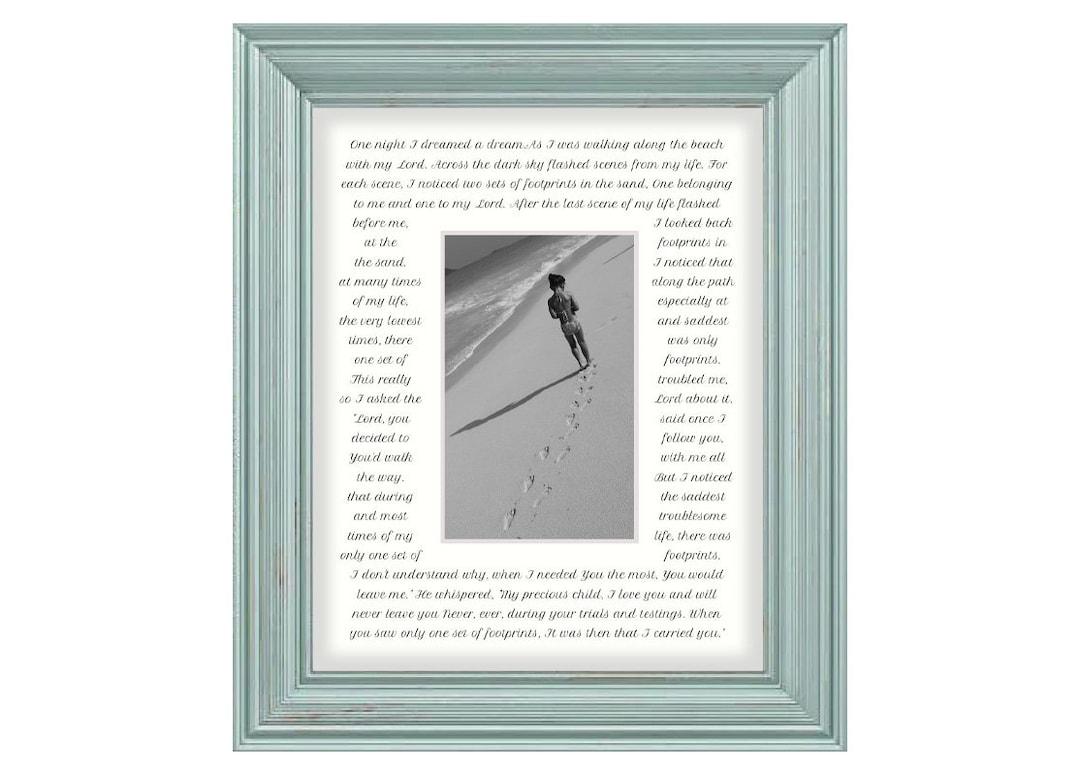 8x10 Custom Photo Frame - Add Any Song Lyrics to Your Picture Frame - Etsy