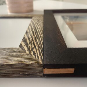 Bleached Wenge Solid Wood Exotic Frame 8X10 Picture Frame Handmade and ...