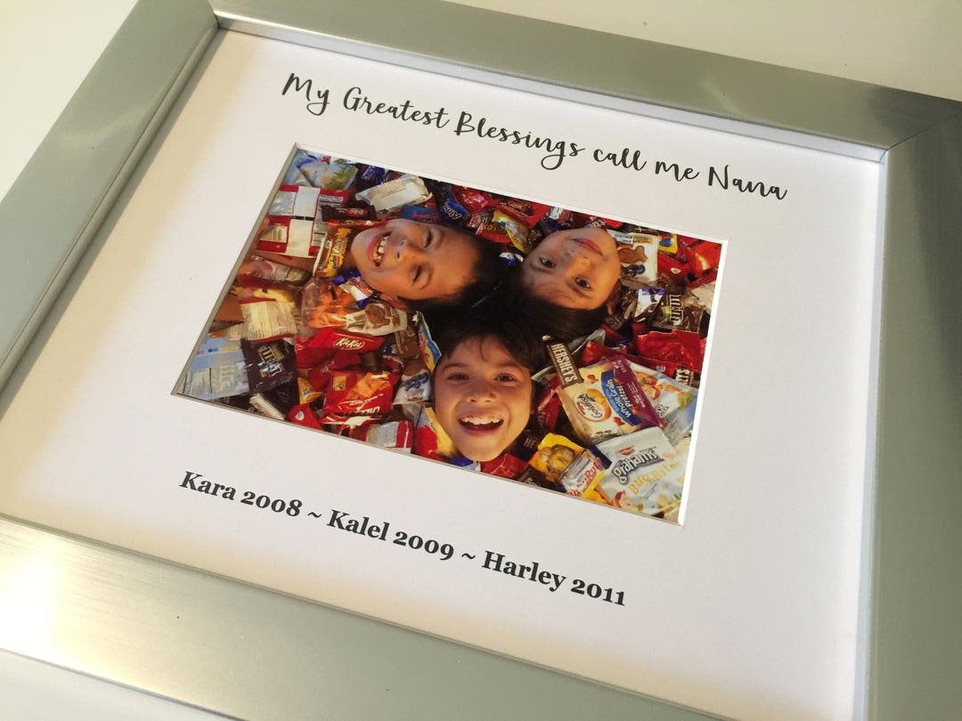 8x10 My Greatest Blessings Photo Frame for Grandparents, Nana, Papa - Etsy