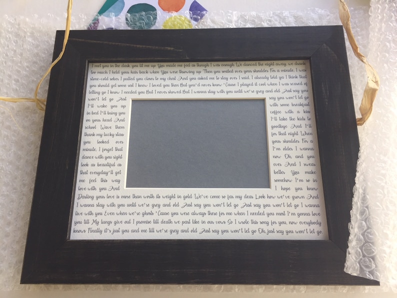 8x10 Personalized Picture Frame Wedding Gift Christmas - Etsy