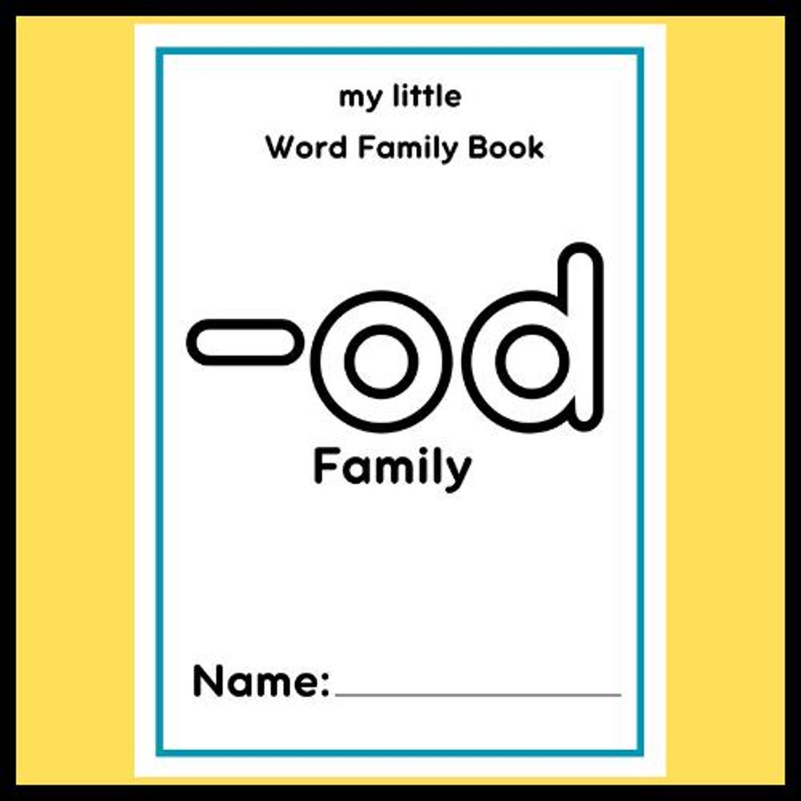 CVC Word Family Printable Books | Phonics Practice for Emergent Readers ...