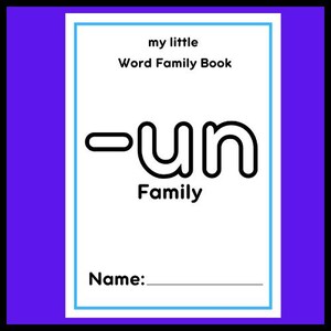 CVC Word Family Printable Books | Phonics Practice for Emergent Readers ...