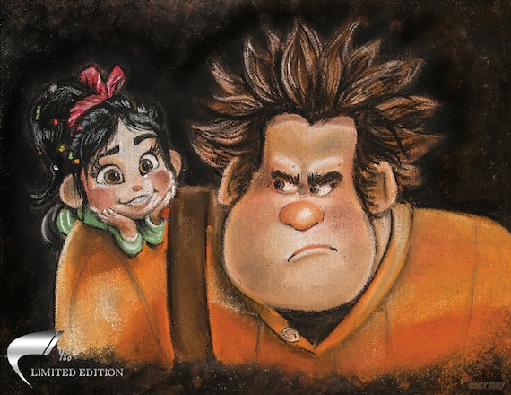 Wreck-it Ralph Art Print Disney Movie Room Decor LIMITED | Etsy
