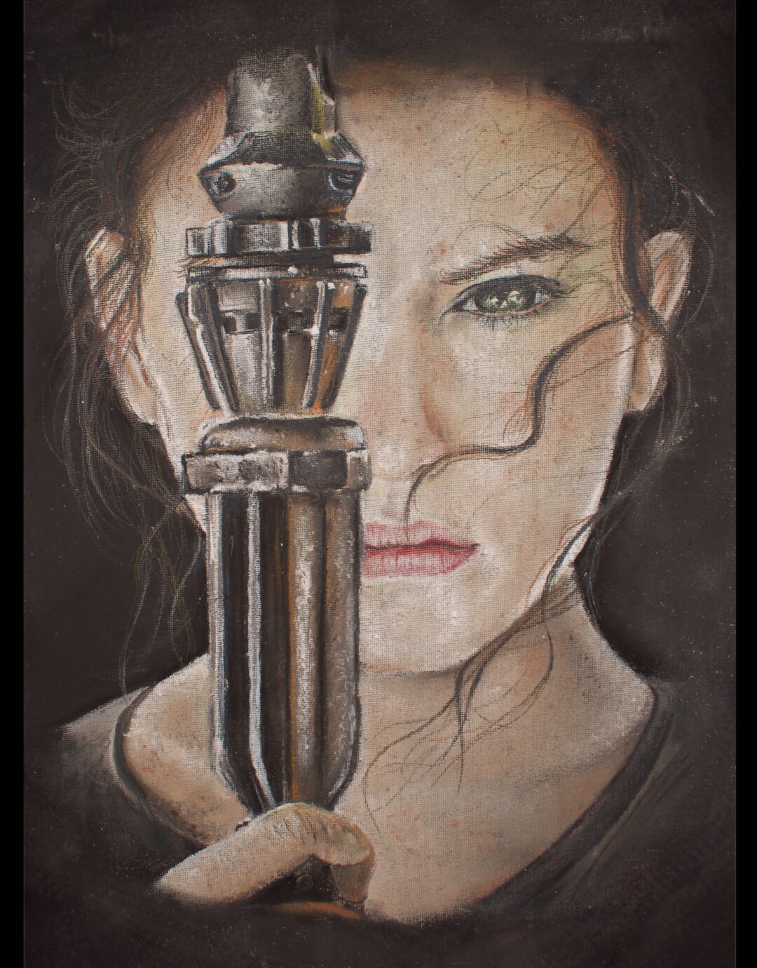 Rey Skywalker Art Print Star Wars Daisy Ridley Room Decor - Etsy