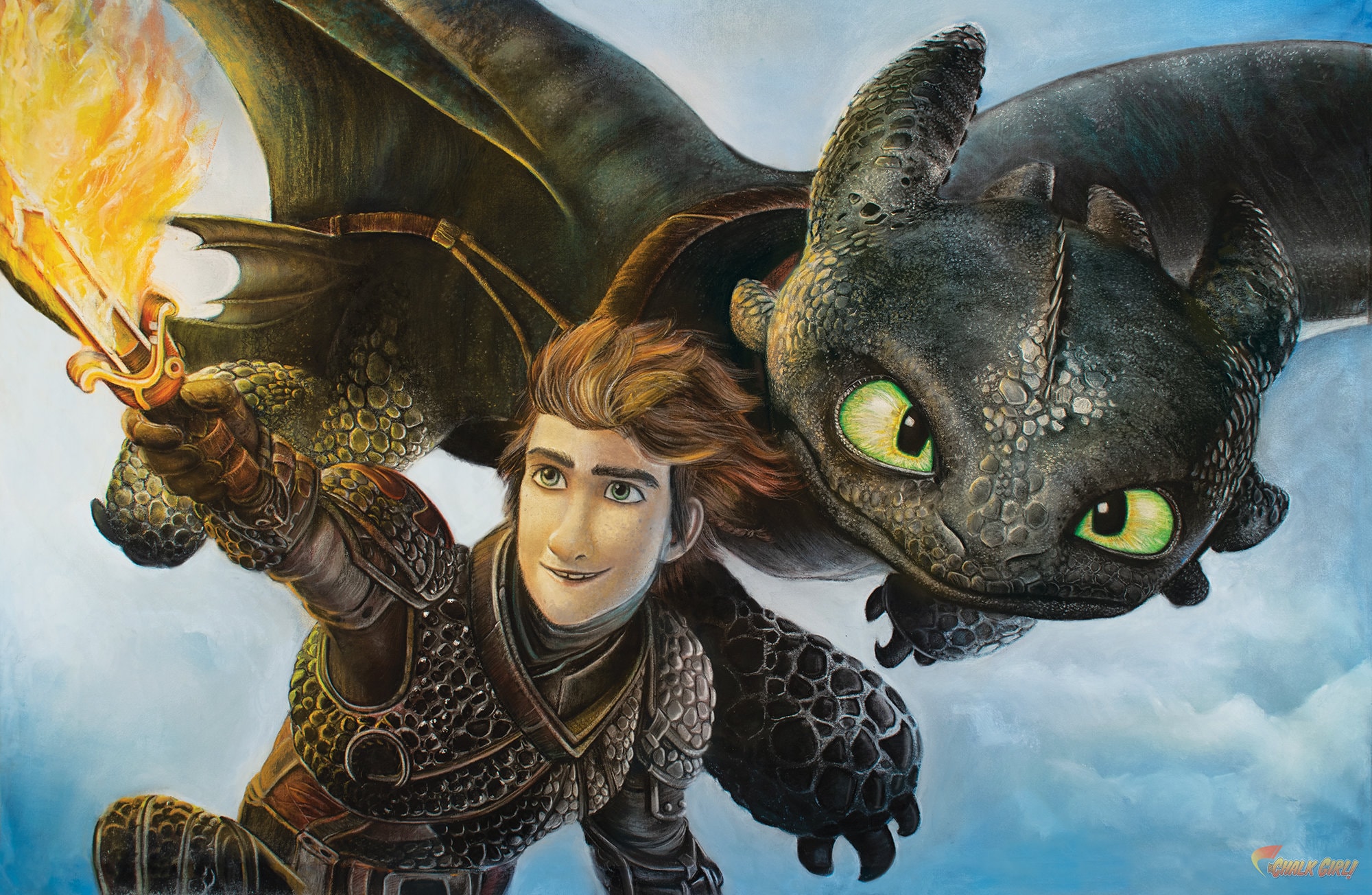 How To Train Your Dragon 2 Hiccup And Toothless Poster