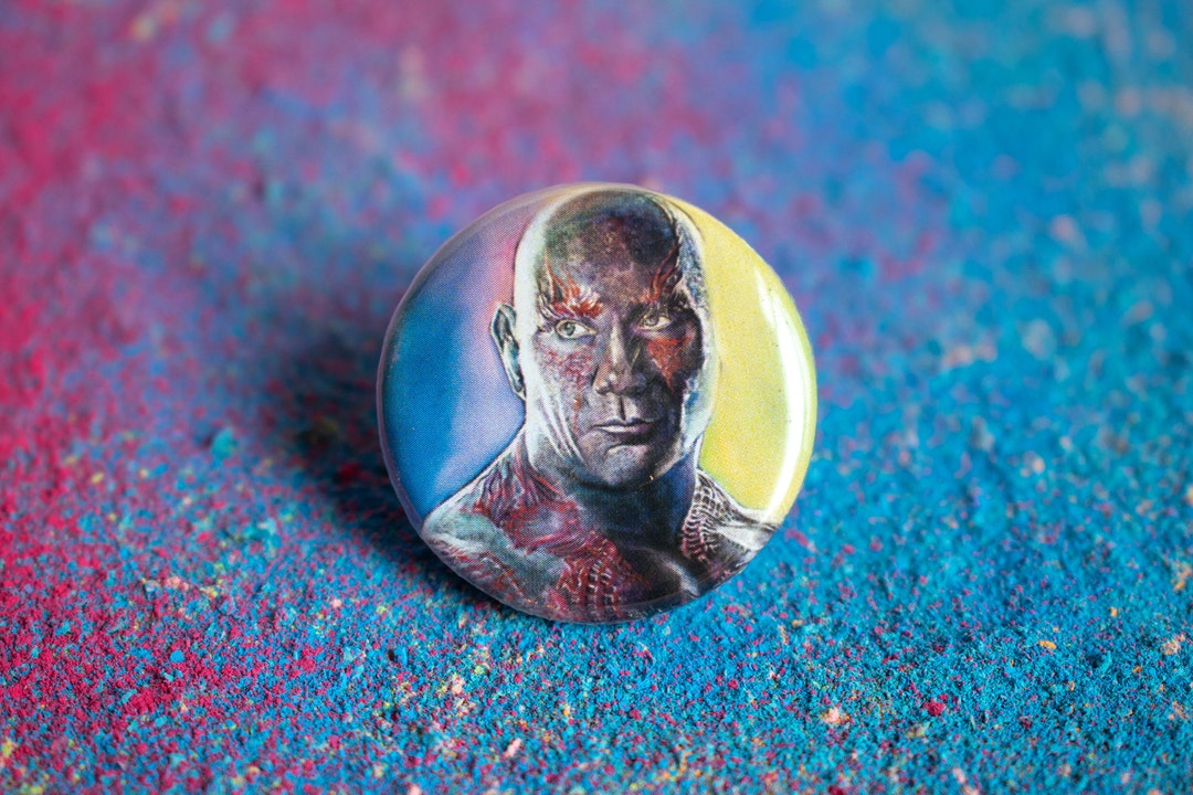 Drax the Destroyer Art Print Button Marvel Guardians of the Galaxy ...